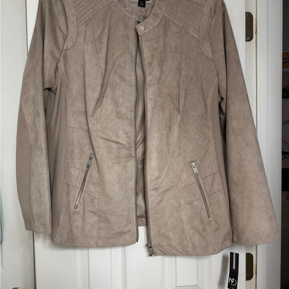new directions | Jackets & Coats | New Directions Tan Leather Jacket ...
